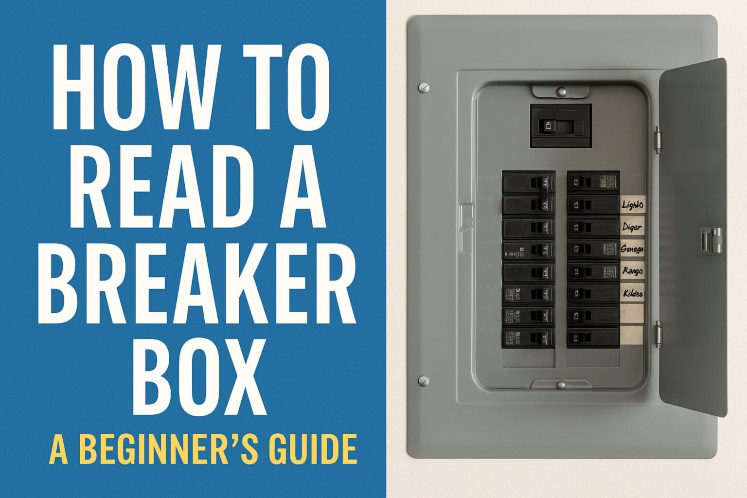 How to Read a Breaker Box | A Homeowners Guide